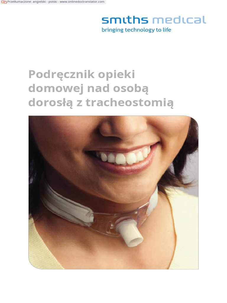 A Handbook For The Home Care of Tracheostomy - PL | PDF