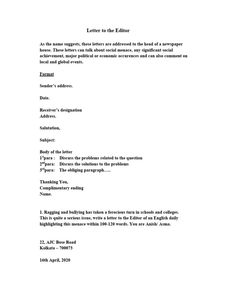 Editorial Letter | PDF | Human Rights | Injustice