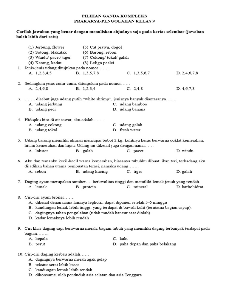 PGK Pengolahan IX-2 | PDF