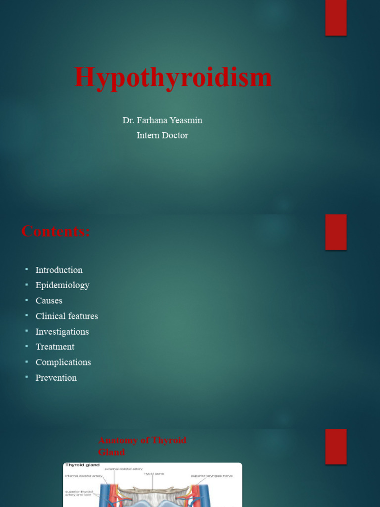 Hypothyroidism 2 Pdf Hypothyroidism Thyroid