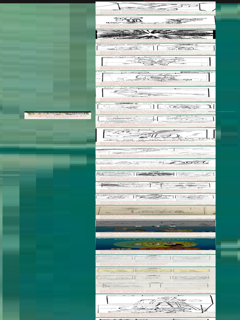 SpongeBob Pizza Delivery Storyboards | PDF