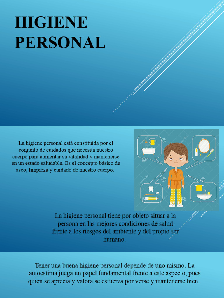 Higiene Personal y Autoestima | PDF | Relaciones personales, crianza y ...