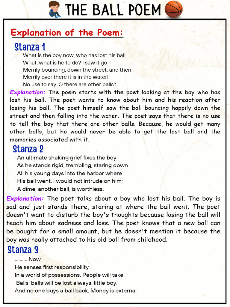The Ball Poem | PDF