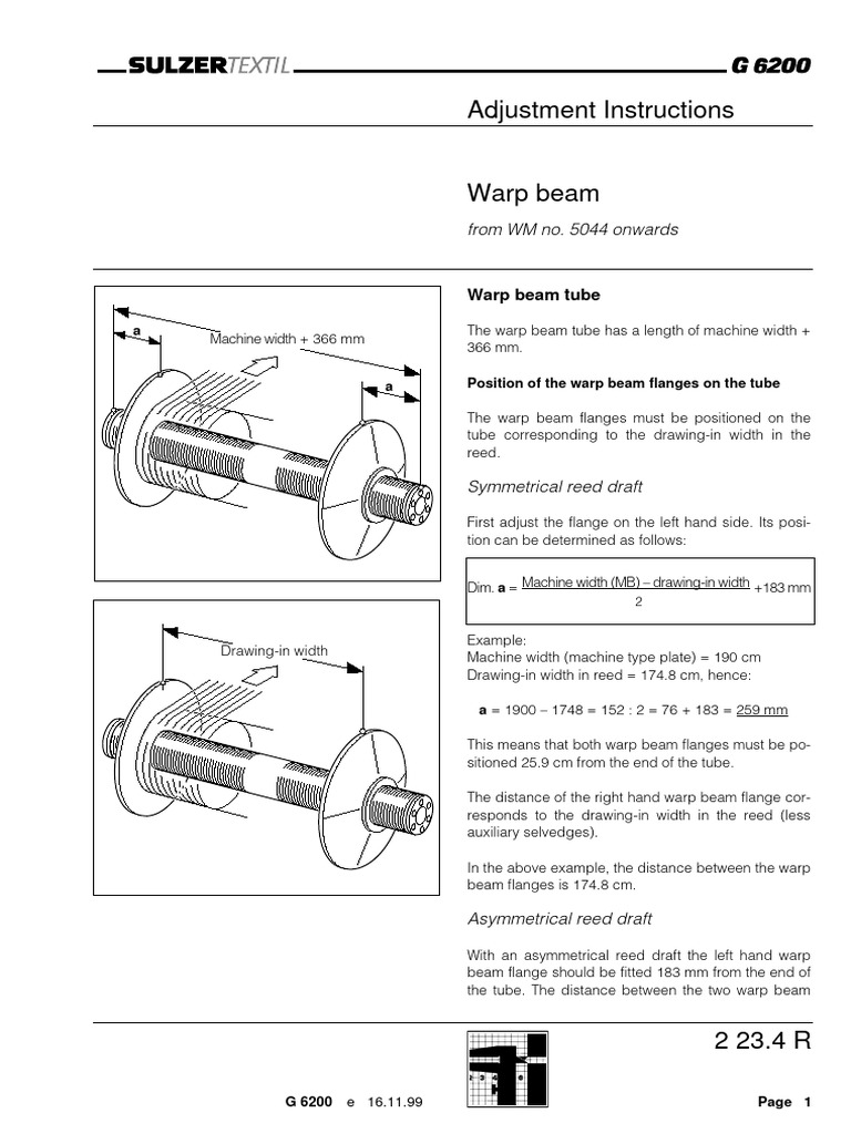 Adjustment Instructions: From WM No. 5044 Onwards | PDF | Technology ...