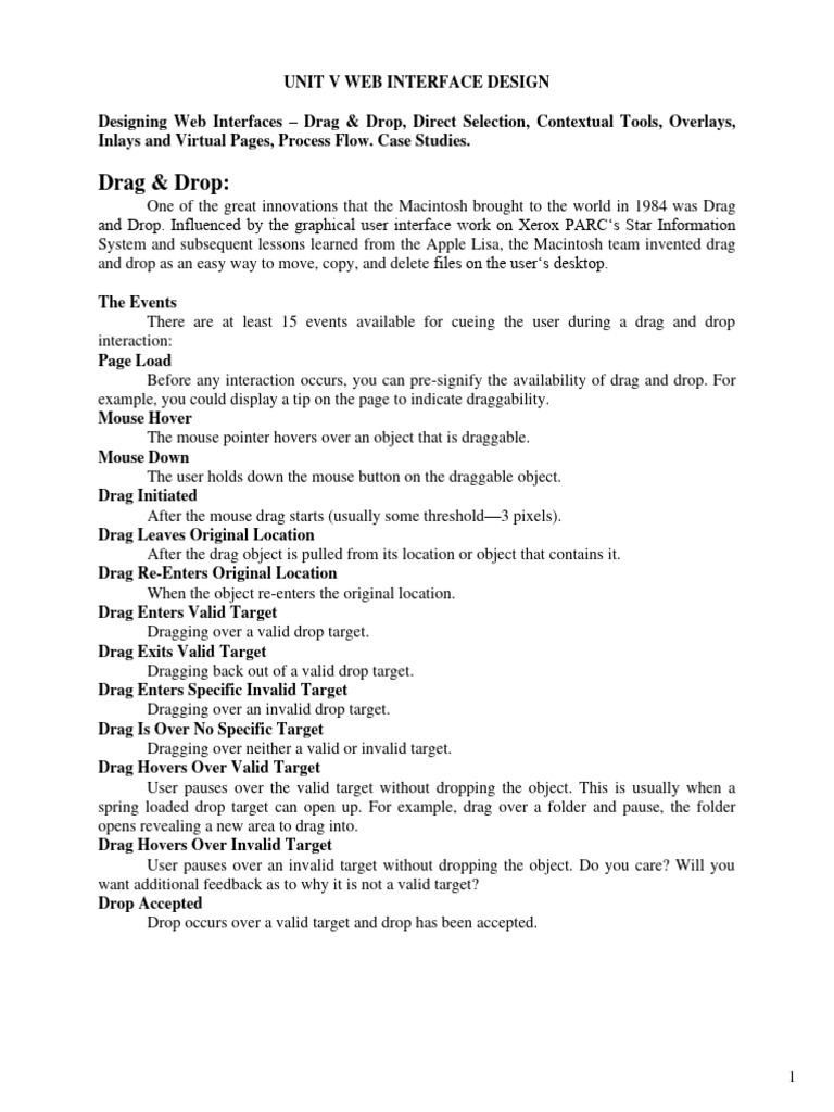 Hci Unit V Web Interface Design | PDF | Graphical User Interfaces | World Wide Web