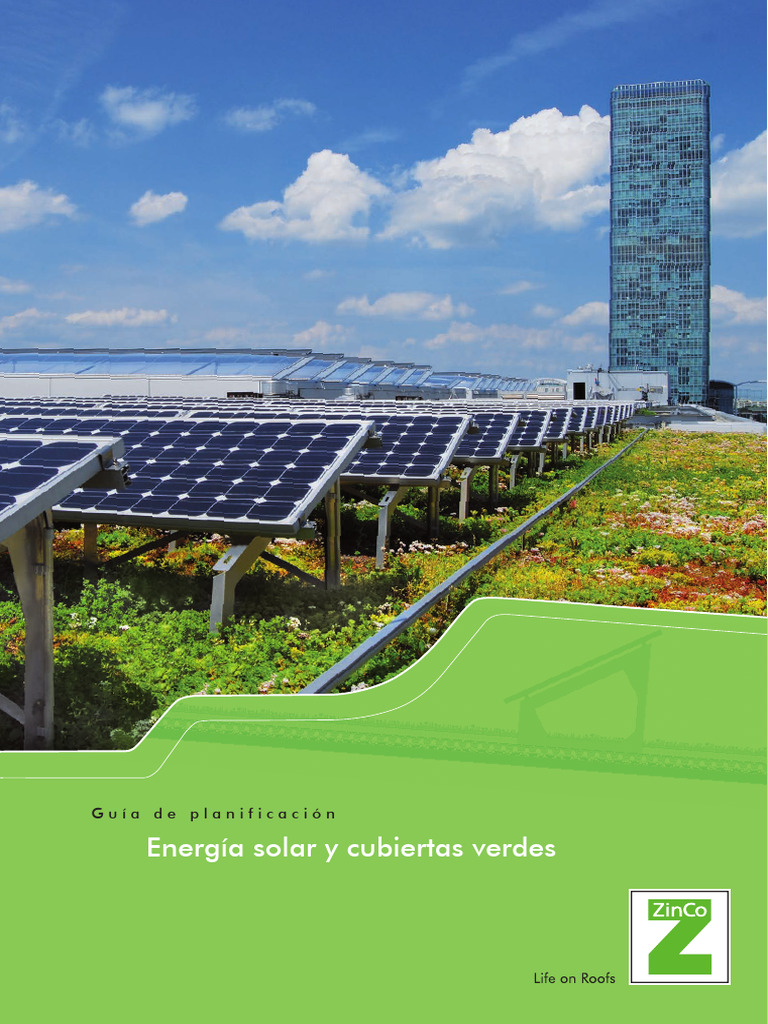 Guía ZinCo Energia Solar y Cubiertas Verdes | PDF | Energía solar ...