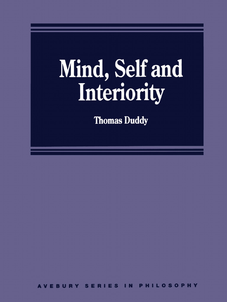 Mind, Self and Interiority 2017 | PDF | Mind | René Descartes
