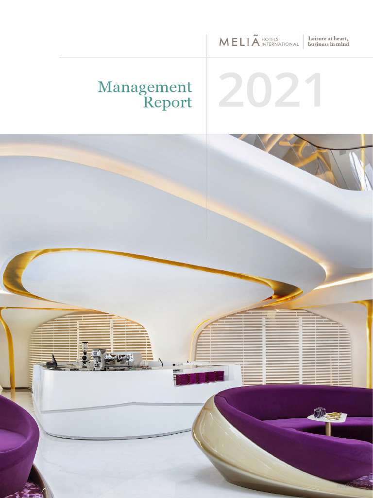 2021 Management Report MHI_en | PDF | Sustainability | Tourism