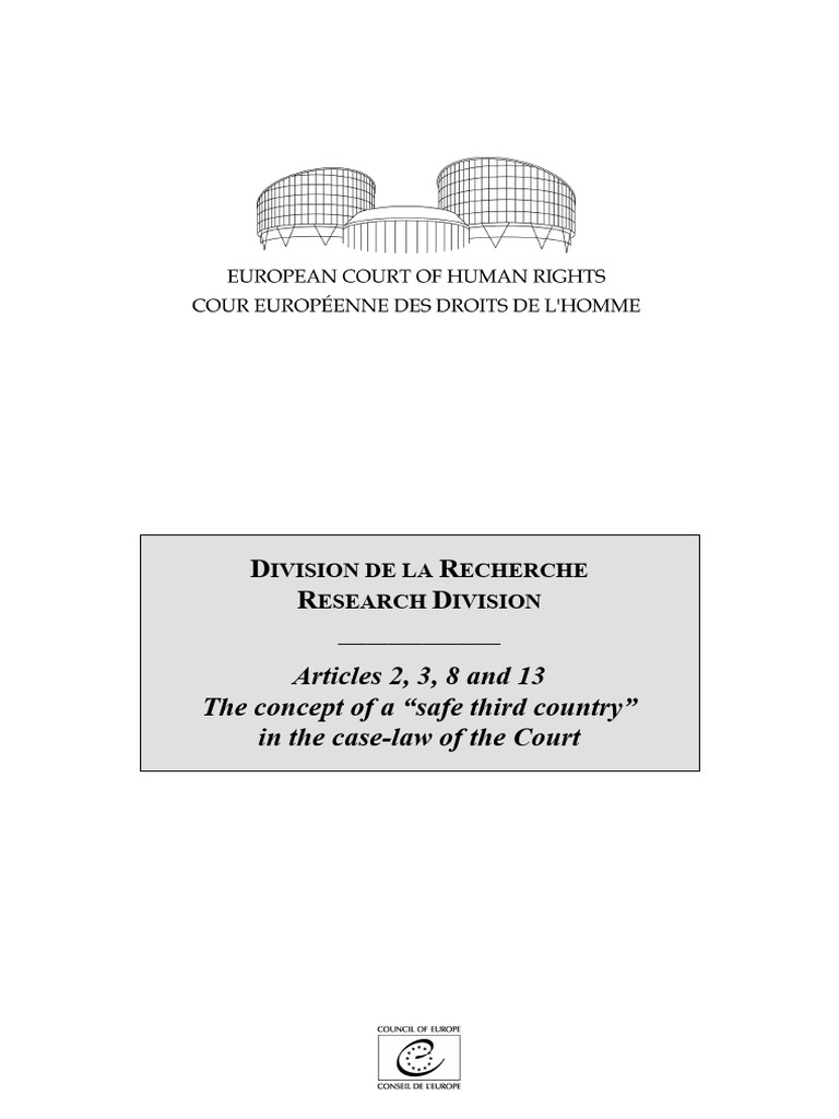 Research Report Safe Third Country ENG | PDF | Asylum Seeker | Refugee