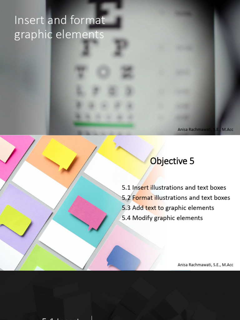 Graphic Elements: Insert & Format | PDF