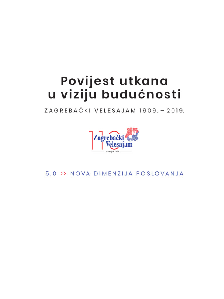 Zagrebački Velesajam 1909. - 2019. 2019 | PDF