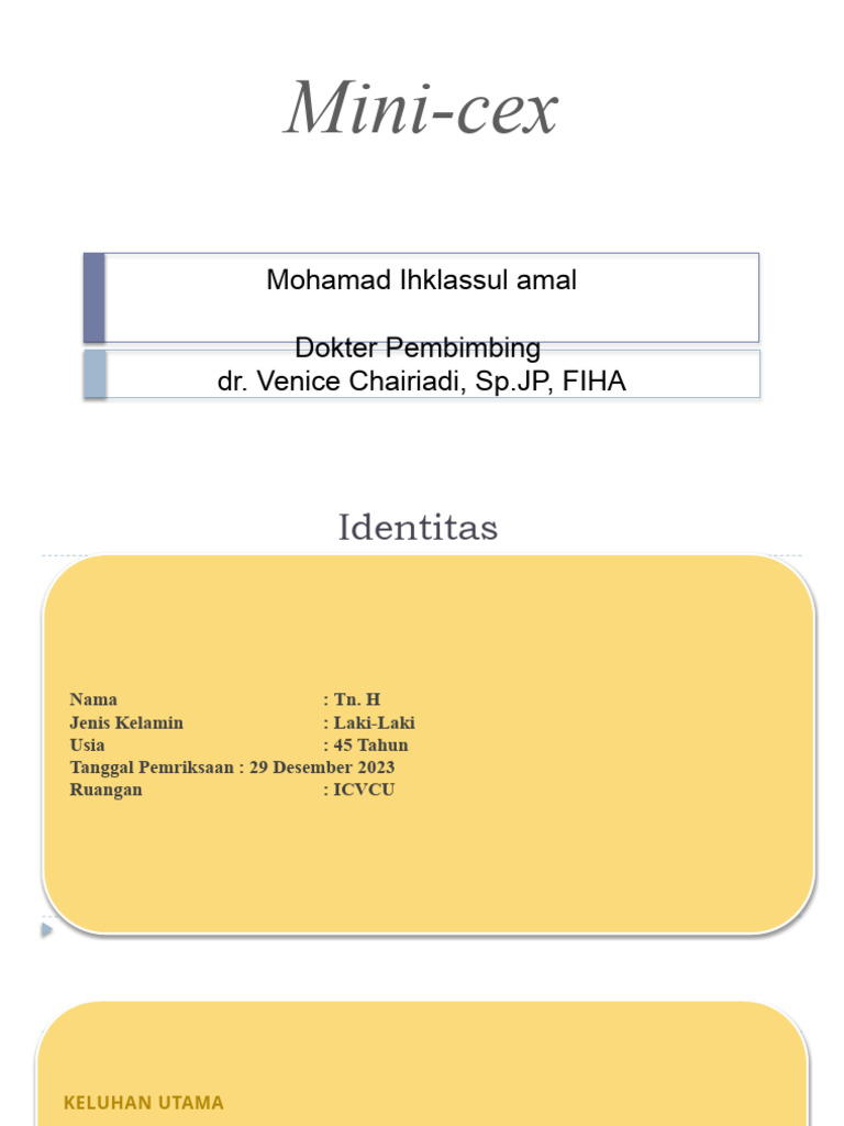 Mini Cex - Jantung | PDF