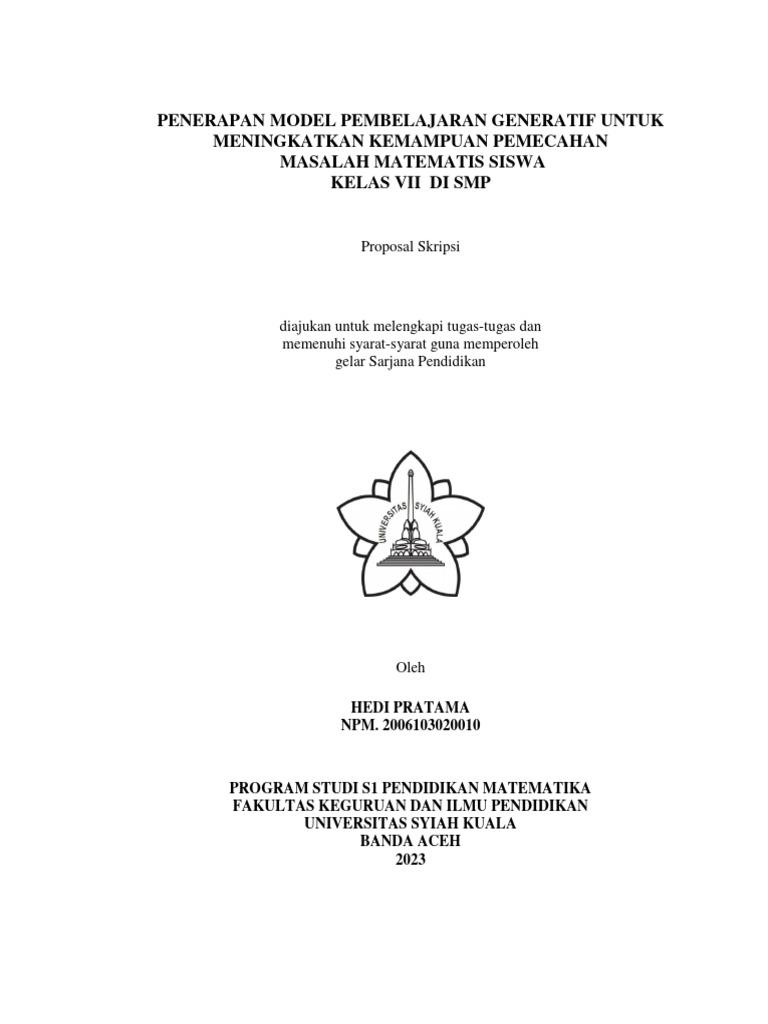 Draft Hedi Proposal Konsul 1 Fix | PDF