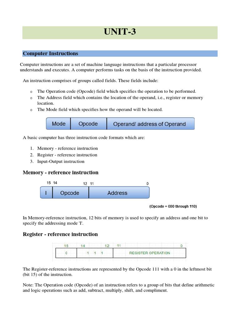 Unit-3 Coa | Download Free PDF | Central Processing Unit | Computer ... Unit-3 Coa | Download Free PDF | Central Processing Unit | Computer ...