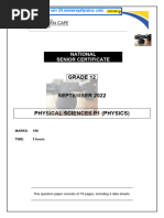 NSC Physical Sciences Grade 12 May June 2023 P1 and Memo | PDF ...