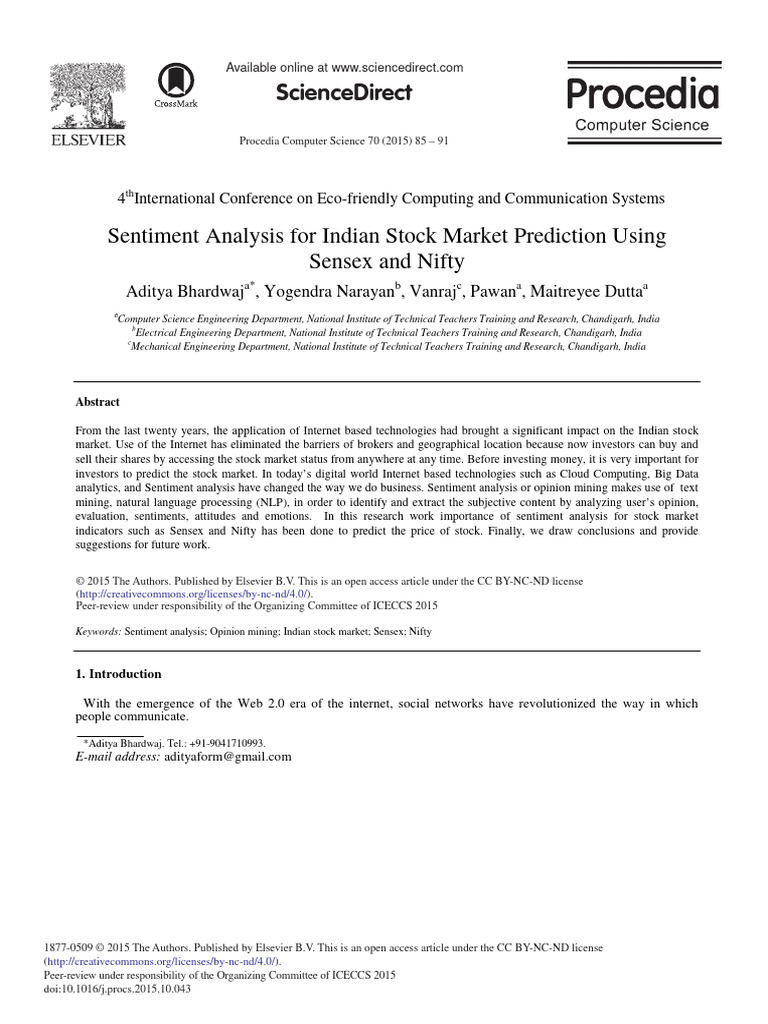 Sentimental Analysis | PDF | Statistical Classification | Artificial ... Sentimental Analysis | PDF | Statistical Classification | Artificial ...