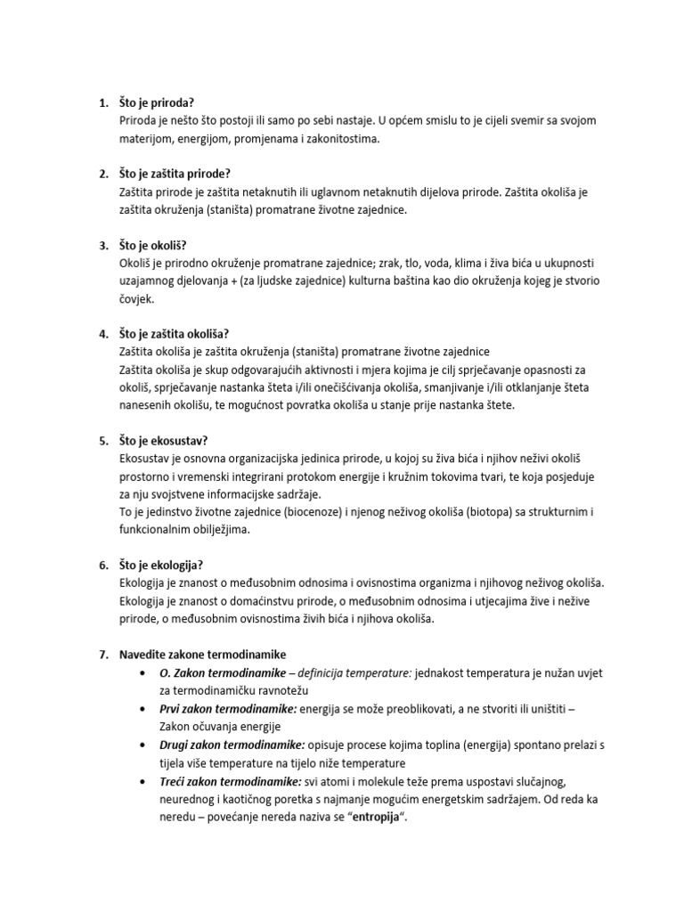 Zastita Okolisa | PDF