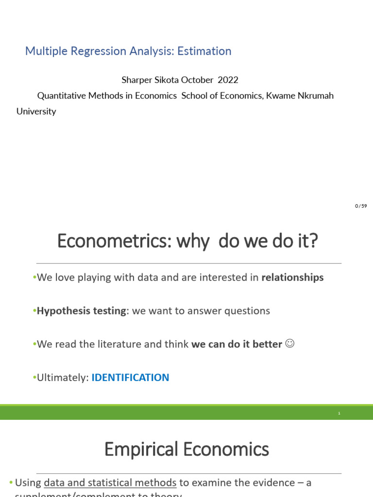 Multiple Linear Regression Model | Download Free PDF | Ordinary Least ...