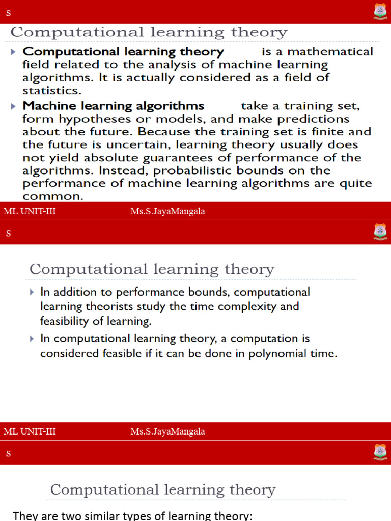 Machine Learning Theory Basics | PDF | Computer Programming | Computer ...