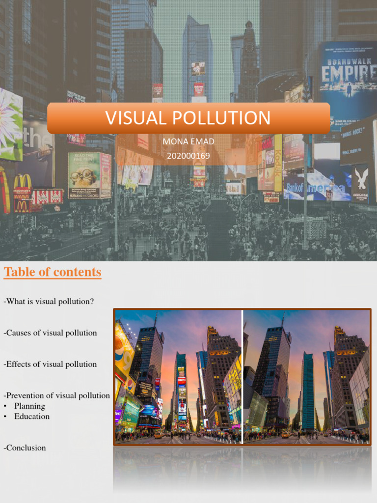 Visual Pollution | Download Free PDF | Air Pollution | Environment