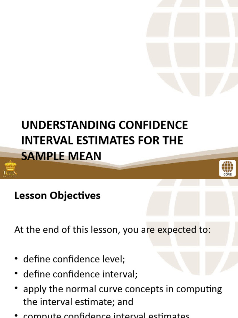 Confidence Intervals for Students | PDF | Confidence Interval | Estimator