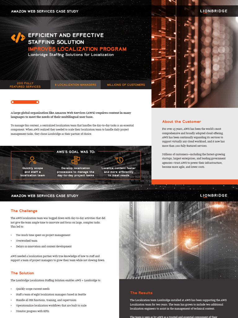 Amazon Web Services Aws Case Study English | PDF | Amazon Web Services | Cloud Computing