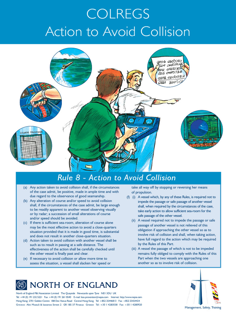 Colregs Rule 8 | PDF