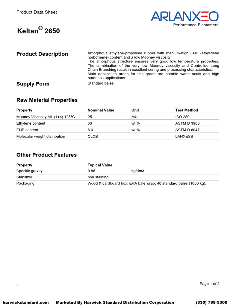 Keltan 2650 | PDF