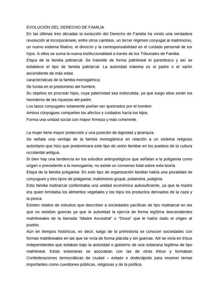 Evolución de la familia sindiásmica | PDF | Familia | Monogamia