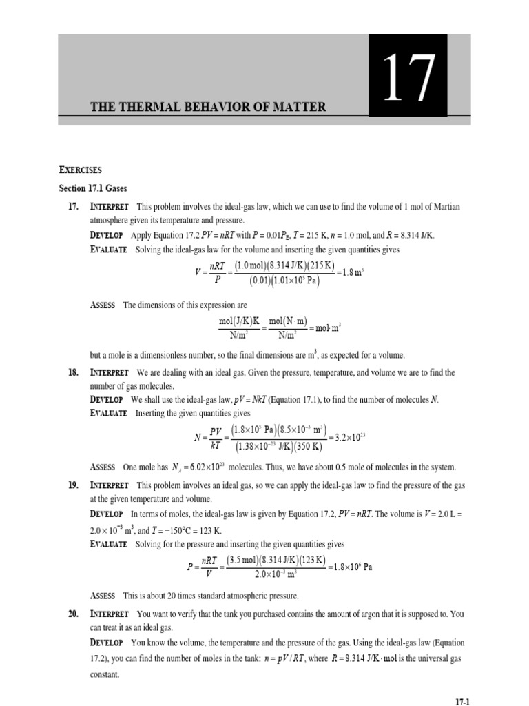 M17 Wolf57139 03 Se C17 | Download Free PDF | Thermal Expansion | Gases