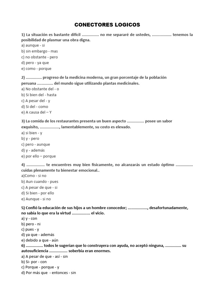 Conectores Logicos | PDF