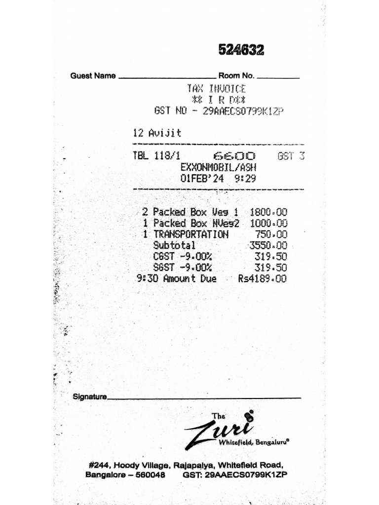 ExxonMobil 01-Feb-2024 Bill | PDF