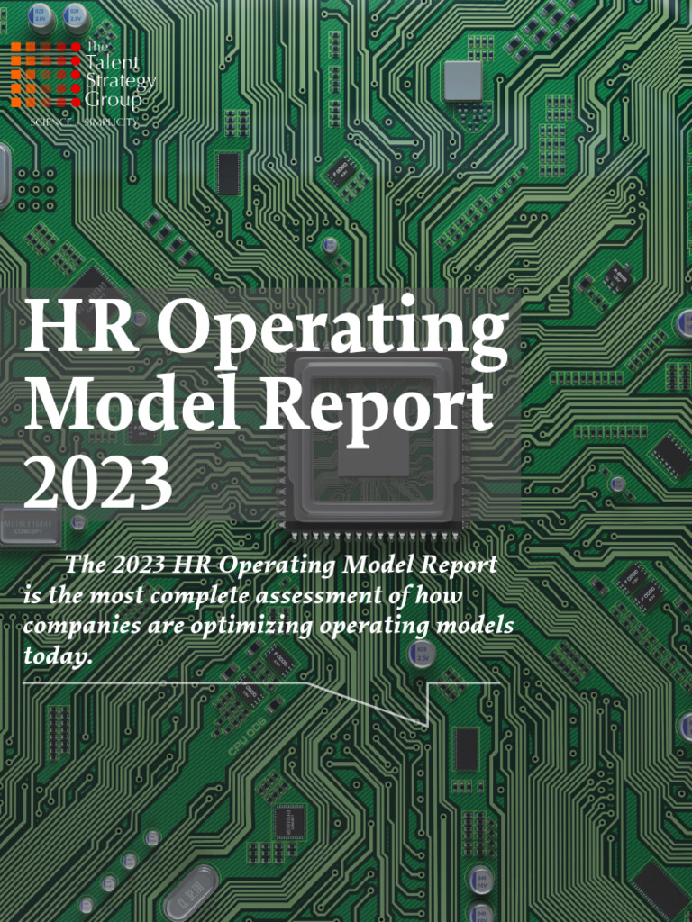 HR Operating Model Report - 240203 - 222013 | PDF | Talent Management ...