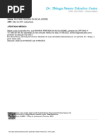 Atestado Médico para Uso de Piscina | PDF