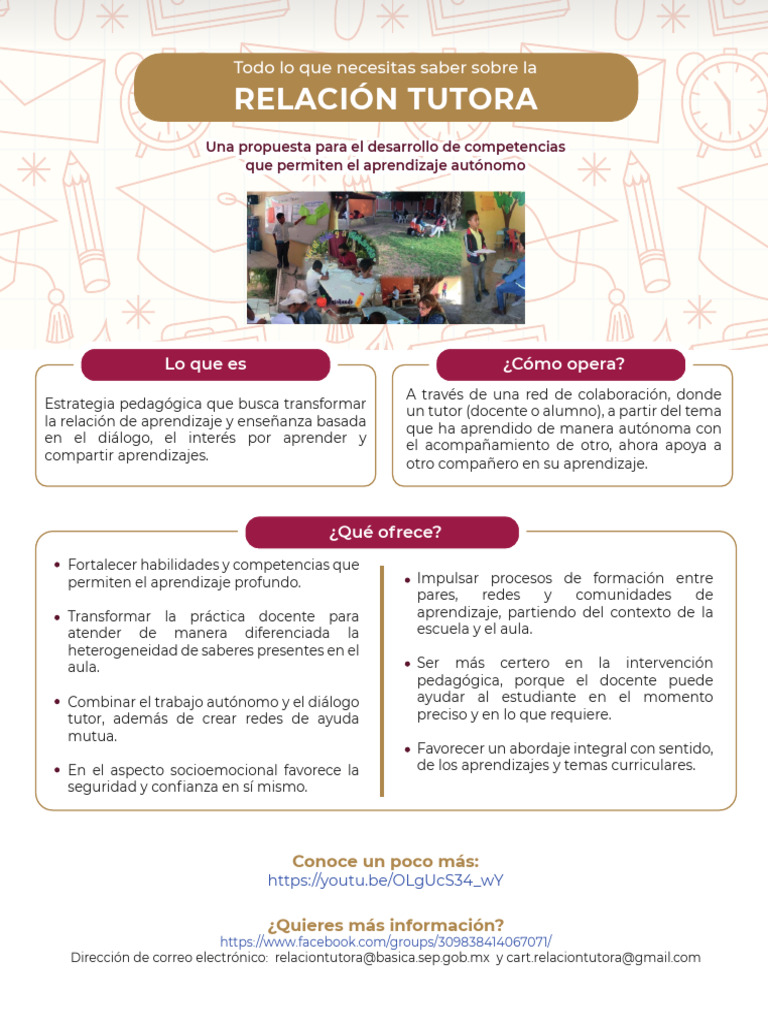 Sep. Infografia Relacion Tutora | PDF