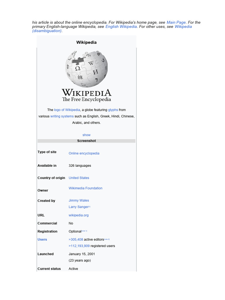 Wikipedia | PDF | Wikipedia | Web 2.0