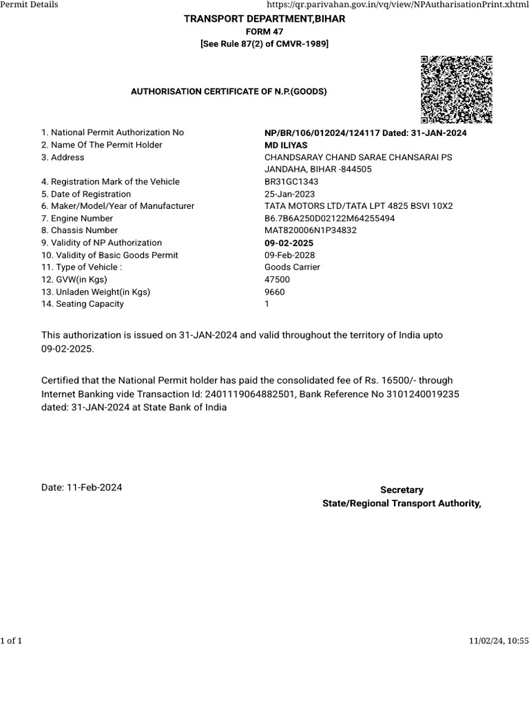 PERMIT | PDF