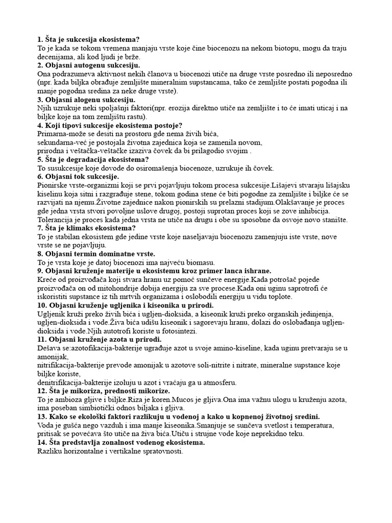 Biologija J | PDF