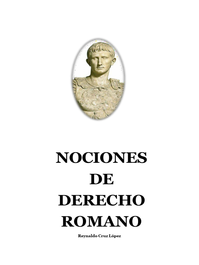 Nociones de Derecho Romano Por Reinaldo Cruz Lopezest | PDF | Freedman ...
