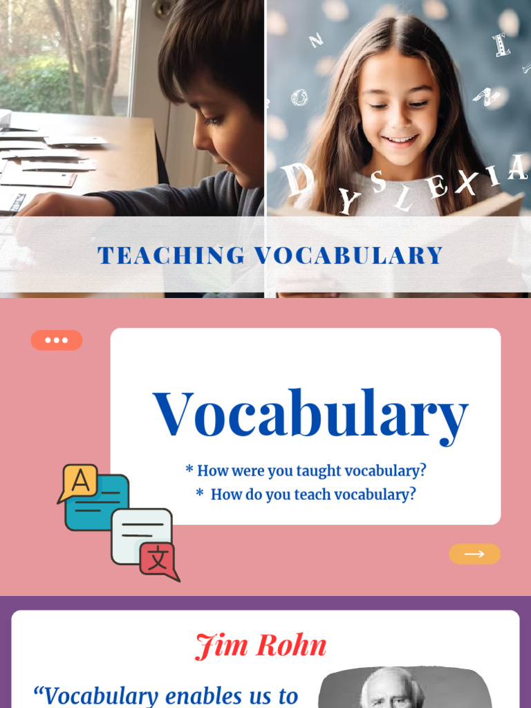 Lesson 7 Teaching Vocabulary | PDF | Vocabulary | Cognitive Science