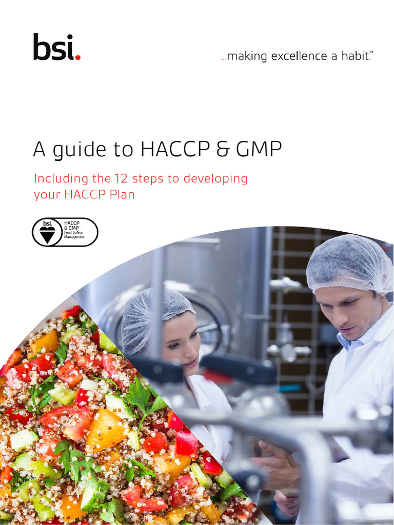 Bsi Haccp Gmp Guide | PDF | Hazard Analysis And Critical Control Points | Hazards