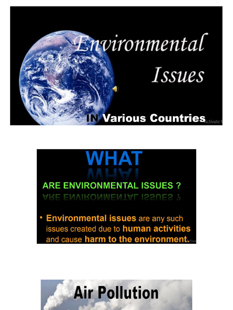 Environmental Issues | PDF | Gulf Cooperation Council | Pollution