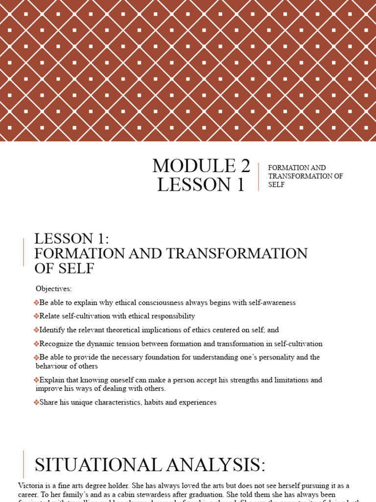 Lesson 2 Formation and Transformation of Self | Download Free PDF | Id ...