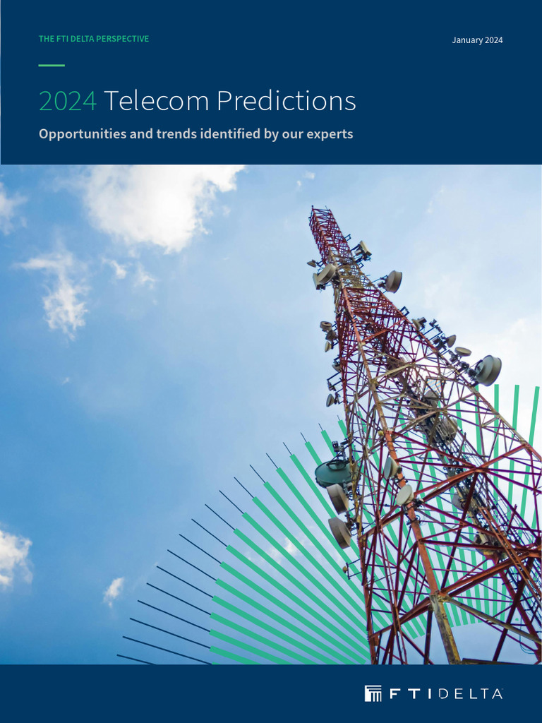 FTI Delta 2024 Telecom Predictions | PDF | Artificial Intelligence | Intelligence (AI) & Semantics