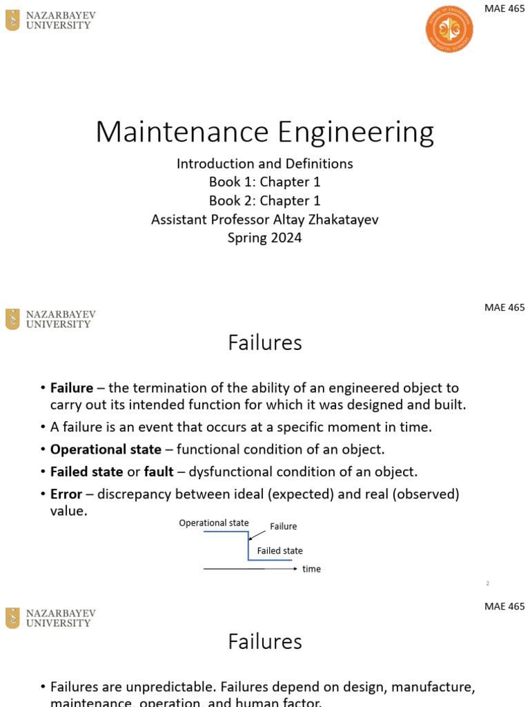 Understanding Maintenance Engineering | PDF | Reliability Engineering | Engineering