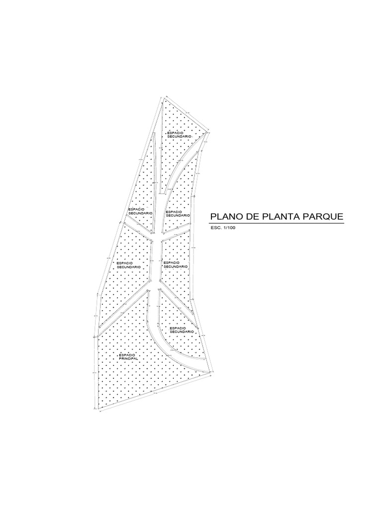 Plano de Planta Parque 1/100 | PDF