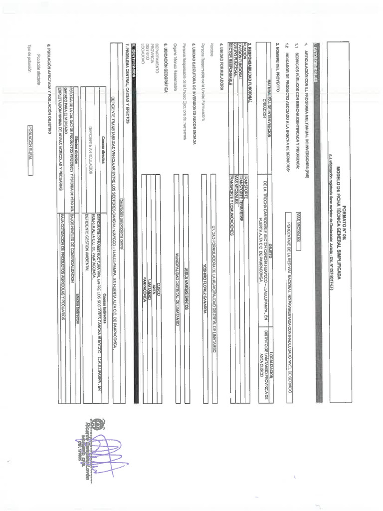 ficha técnica simplificada | PDF