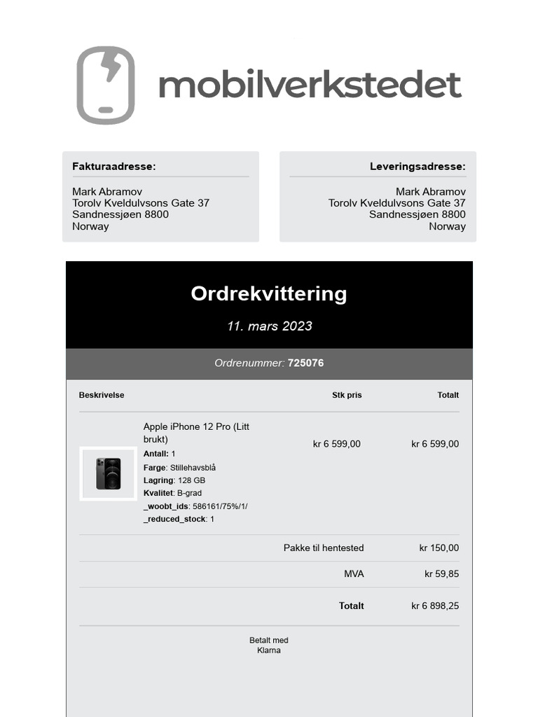 Receipt 2023 03 11 | PDF