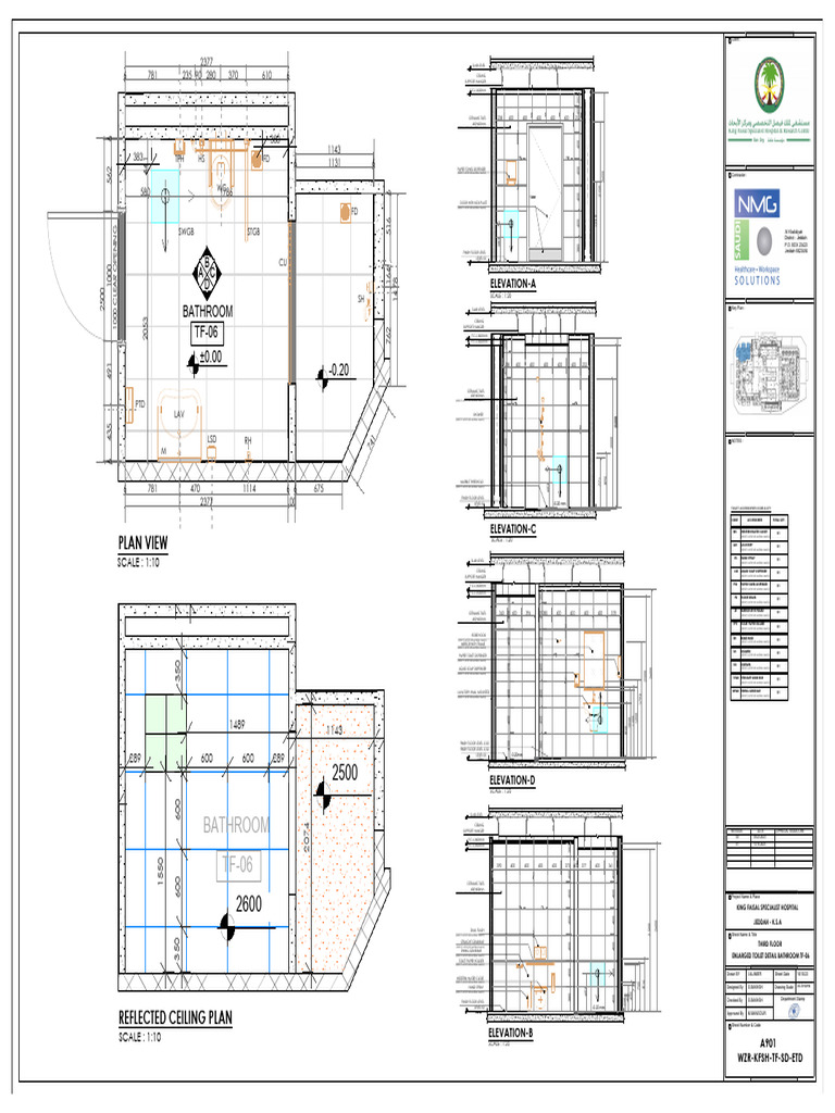 WZR KFSH Icu r01 Sheet A900 WZR KFSH TF SD Etd Enlarged Toilet Details ...
