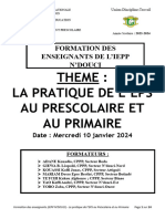 Programme Prescolaire Primaire | PDF | Enseignement | Pédagogie